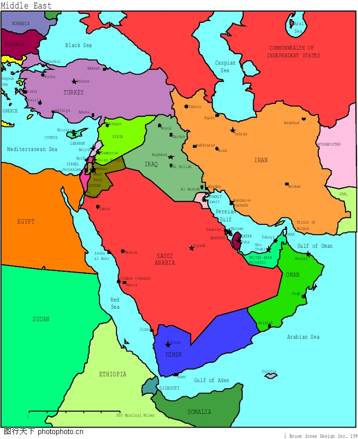 世界地图0221-世界地图图-名胜地理图库